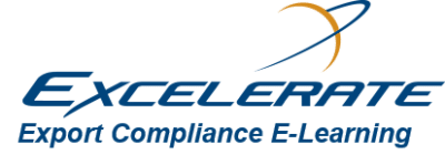 Student Course Portal - Excelerate Export Compliance Training